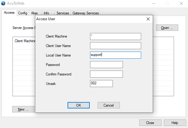 Installation / Setup of AcuToWeb - WINDOWS | UNiXextend
